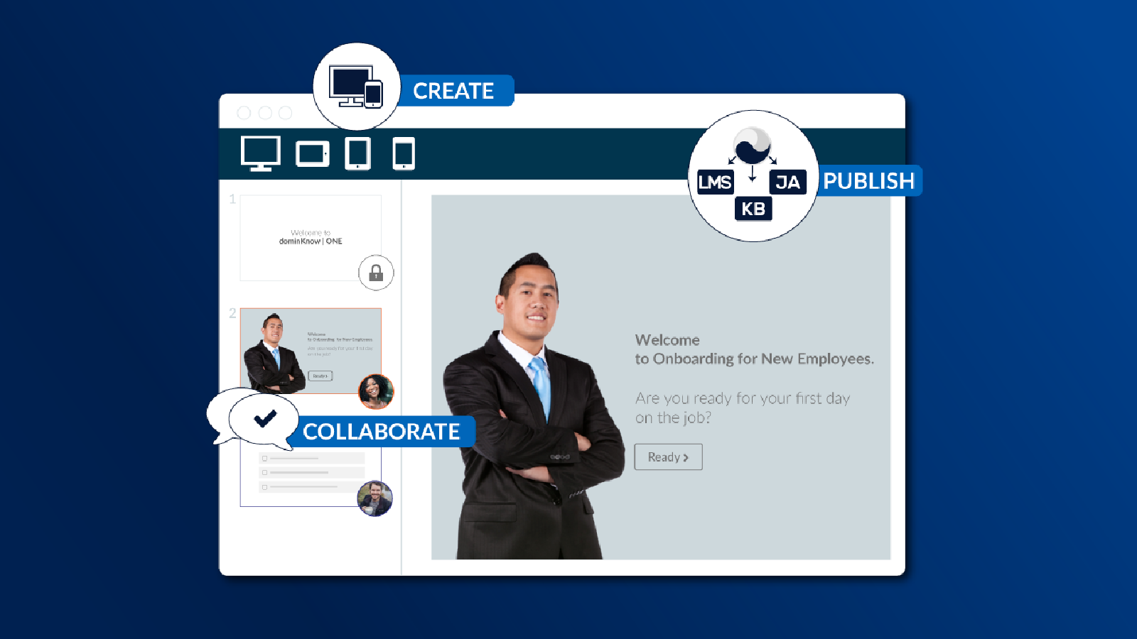 See dominKnow | ONE LCMS in action - book a demo